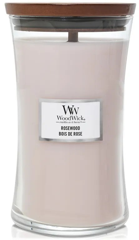 WoodWick – svíčka Rosewood (Palisandr) Velikost: střední 275 g
