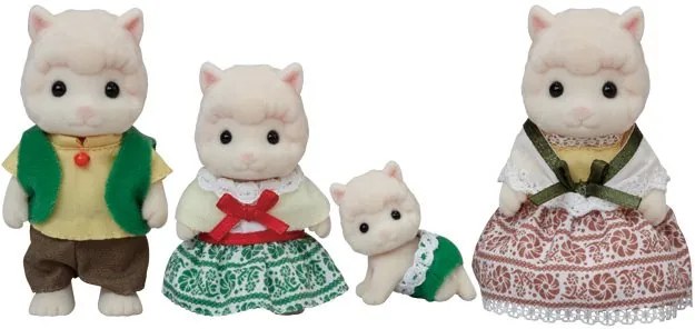Figurky sylvanian families rodina alpaky