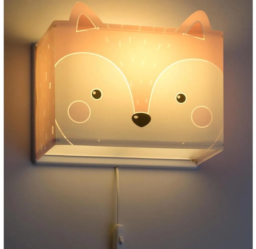 Dalber 64588 - Dětské nástěnné svítidlo LITTLE FOX 1xE27/60W/230V