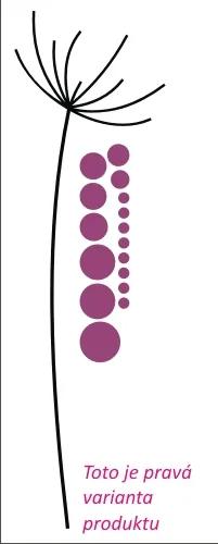 WALLVINIL Samolepky na zeď - Chmýří Barva: Béžová, Velikost: 120x43 cm, Pravá / Levá: LEVÁ (rostlina je nakloněna doleva)