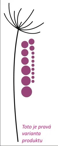 WALLVINIL Samolepky na zeď - Chmýří Barva: Hnědá světlá, Velikost: 150x53 cm, Pravá / Levá: LEVÁ (rostlina je nakloněna doleva)