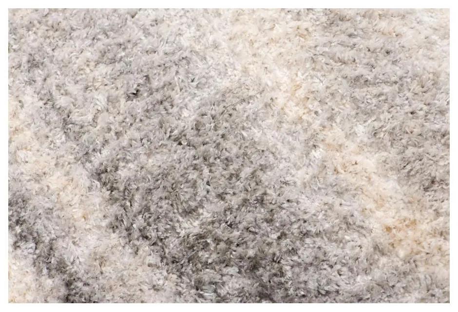Kusový koberec shaggy Erenay šedý 140x200cm