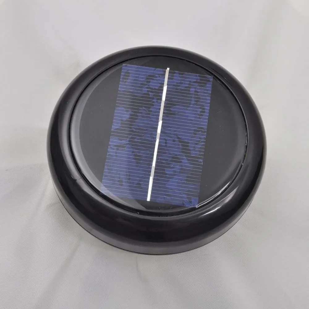 Závěsný slunečník s LED Ø 300 cm Antracit