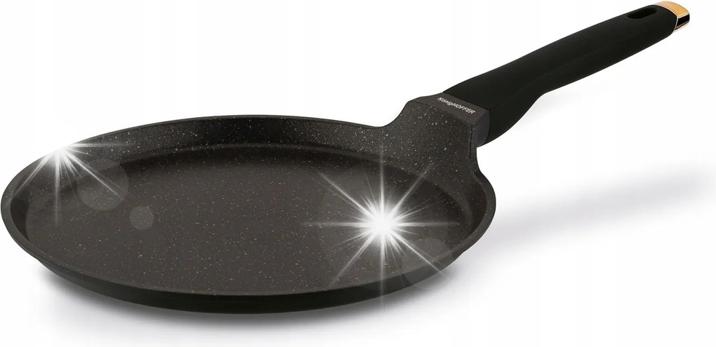 Pánev Na Palačinky 28 cm Velká Non Stick palačinková pánev Black Rose