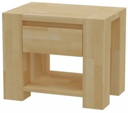 MRAVA, s.r.o. Noční stolek TNS 7 - (š/v/h) 50 x 44,5 x 35 cm (1 ks)
