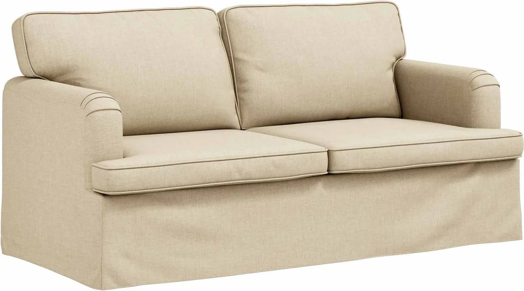 Set pohovek 2 ks Krémová textil 3407565