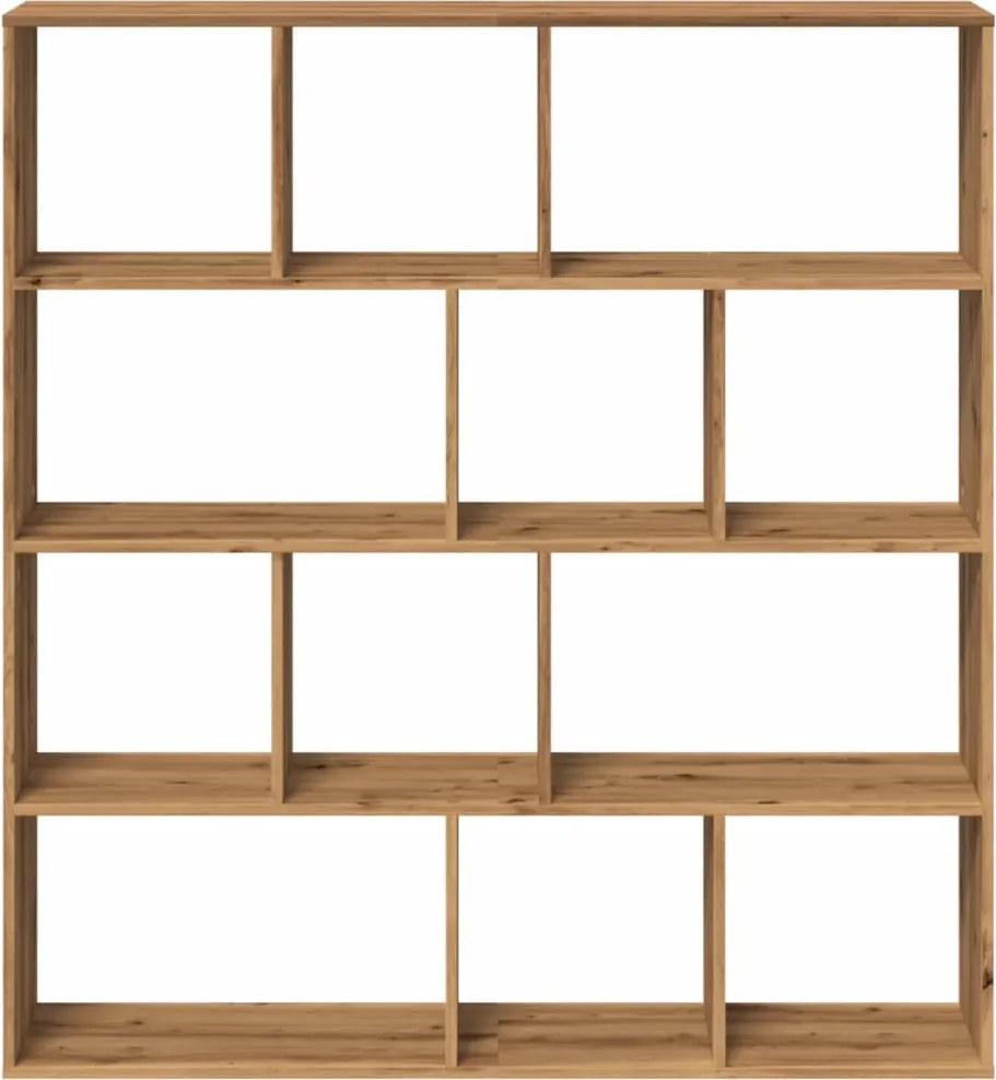 Knihovna dub artisan 132 x 29 x 141,5 cm kompozitní dřevo 3310315