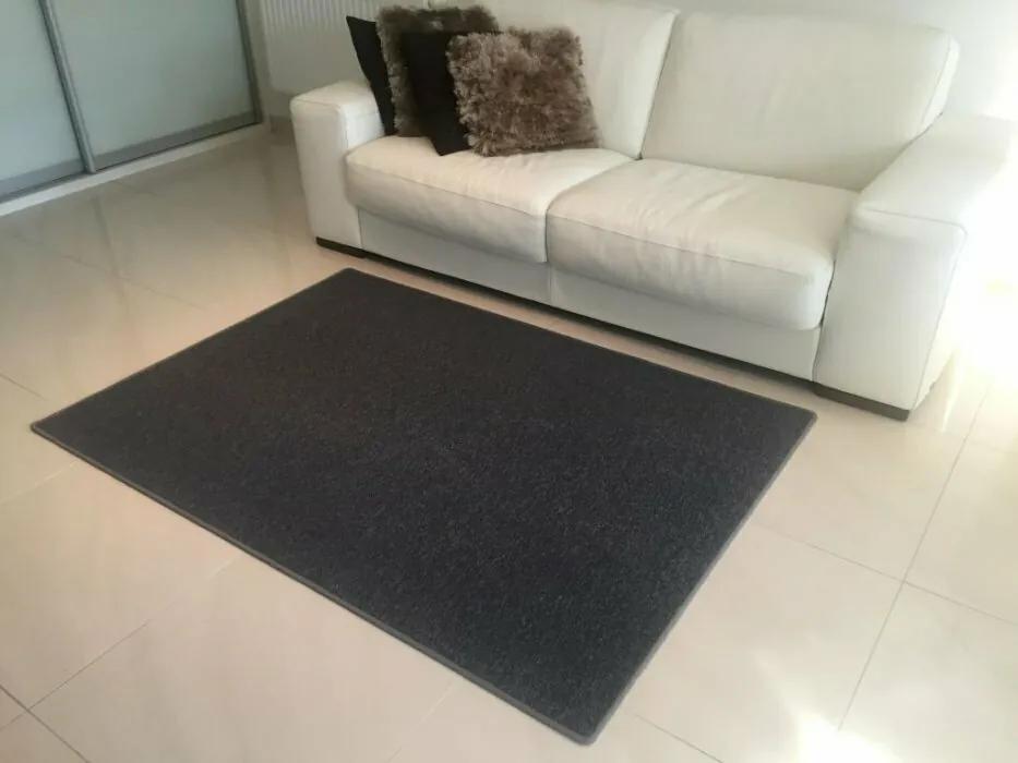 Kusový koberec Astra šedá (Varianta: Kulatý průměr 100 cm)