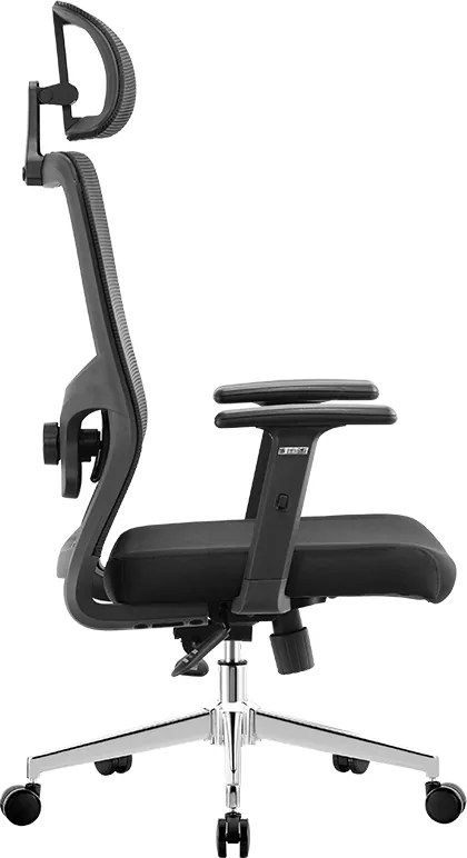 Kancelářská ergonomická židle Neoseat LORELI — černá, nosnost 150 kg
