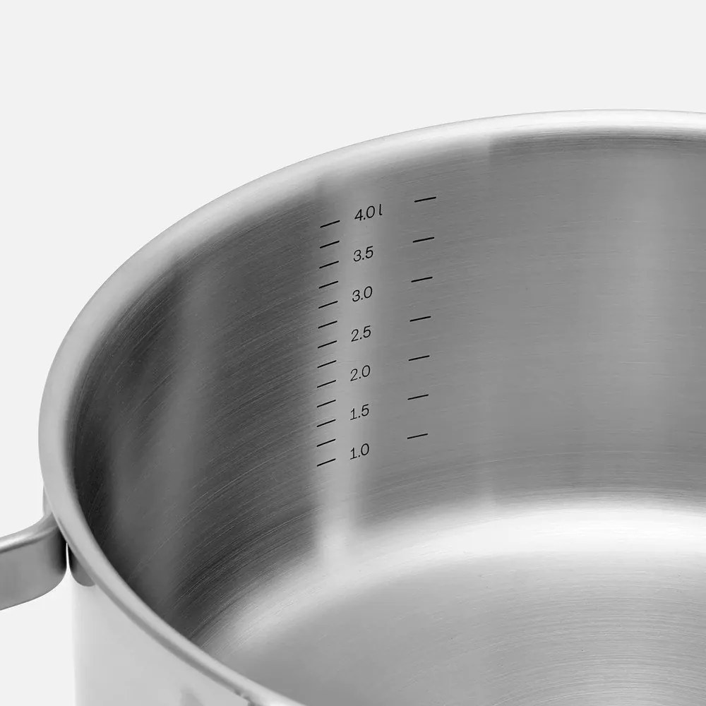 Nerezový kastrol s pokličkou 4 l Lucca 4.0 Standard – FABINI