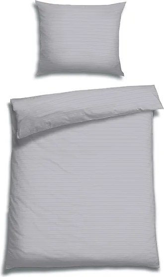 Florella Krepové povlečení Uni Garnitur Silber Rozměr: 70x90 + 140x200 cm