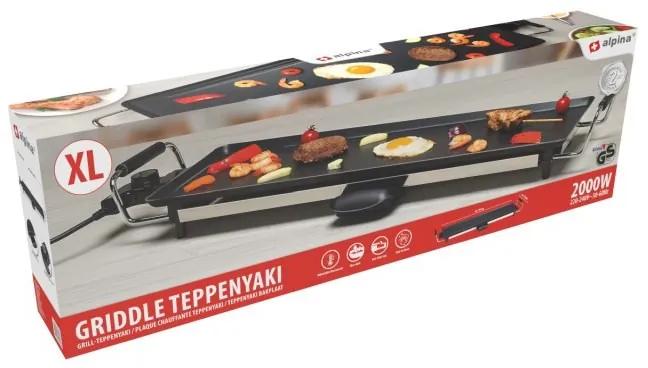 ALPINA Elektrický gril stolní teppanyaki 2000W 70 cmED-223160