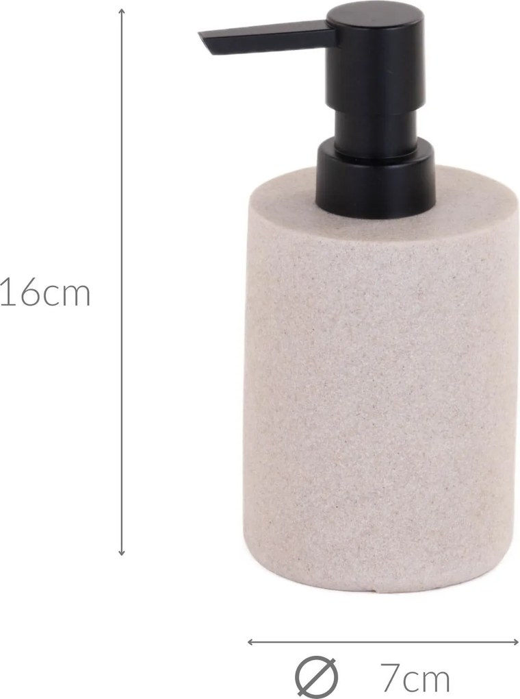 Dávkovač mýdla, 310 ml, SAND, béžový
