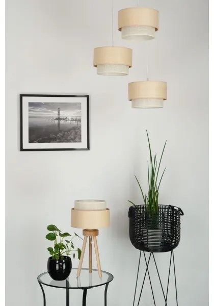 Brilagi - Stolní lampa ARIZONA BOHO 1xE27/15W/230V béžová