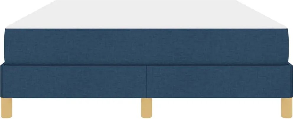Postel s boxspringem s matrací Modrá 160 x 200 cm textil 3398583