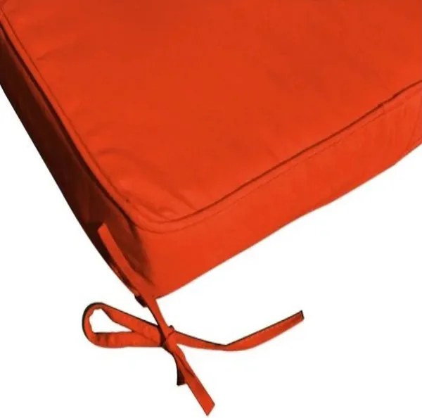 Polstr / podsedák na zahradní lehátko Tami - oranžový