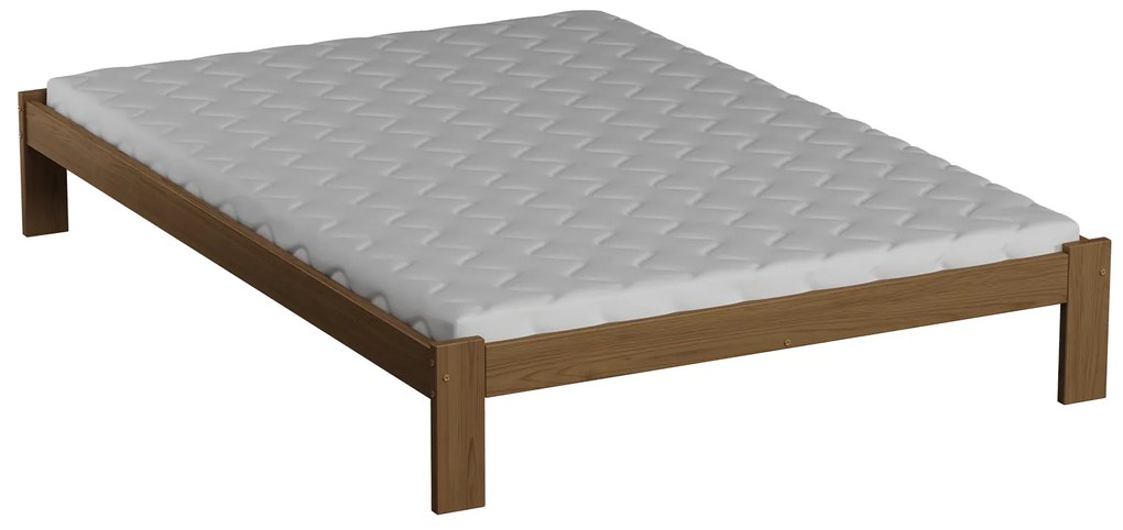 Postel s matrací VitBed 120x200 Anzu dub s roštem