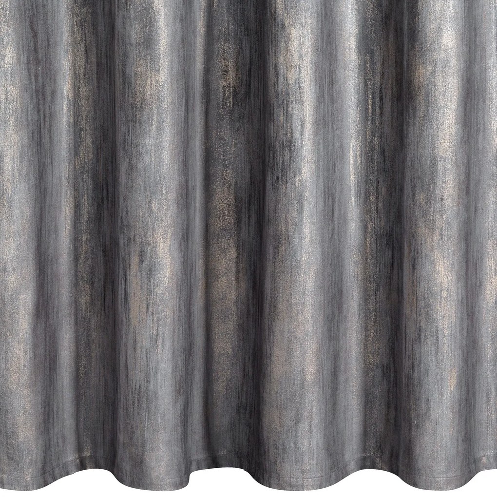 ZATEMŇOVACÍ ZÁVĚS NA PÁSCE ESTEL 140X270 CM GRAFITOVÁ