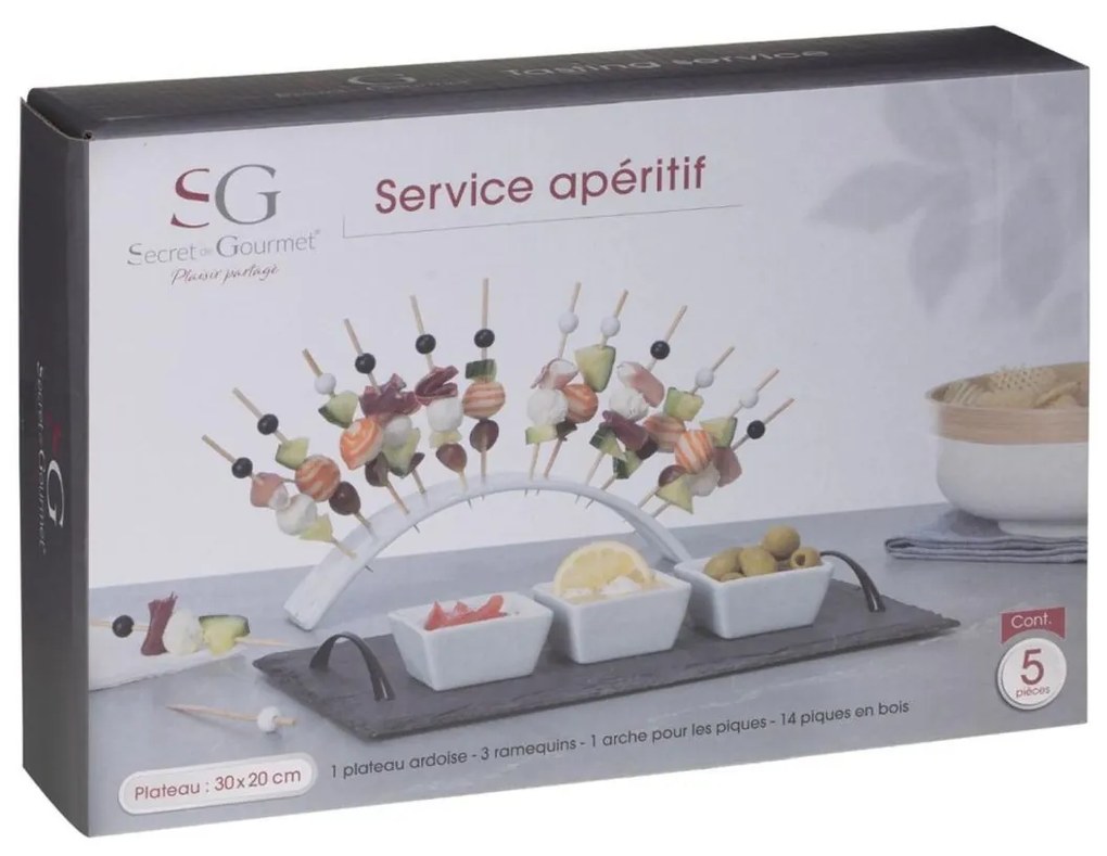 Servírovací sada pro podávání občerstvení Aperitive