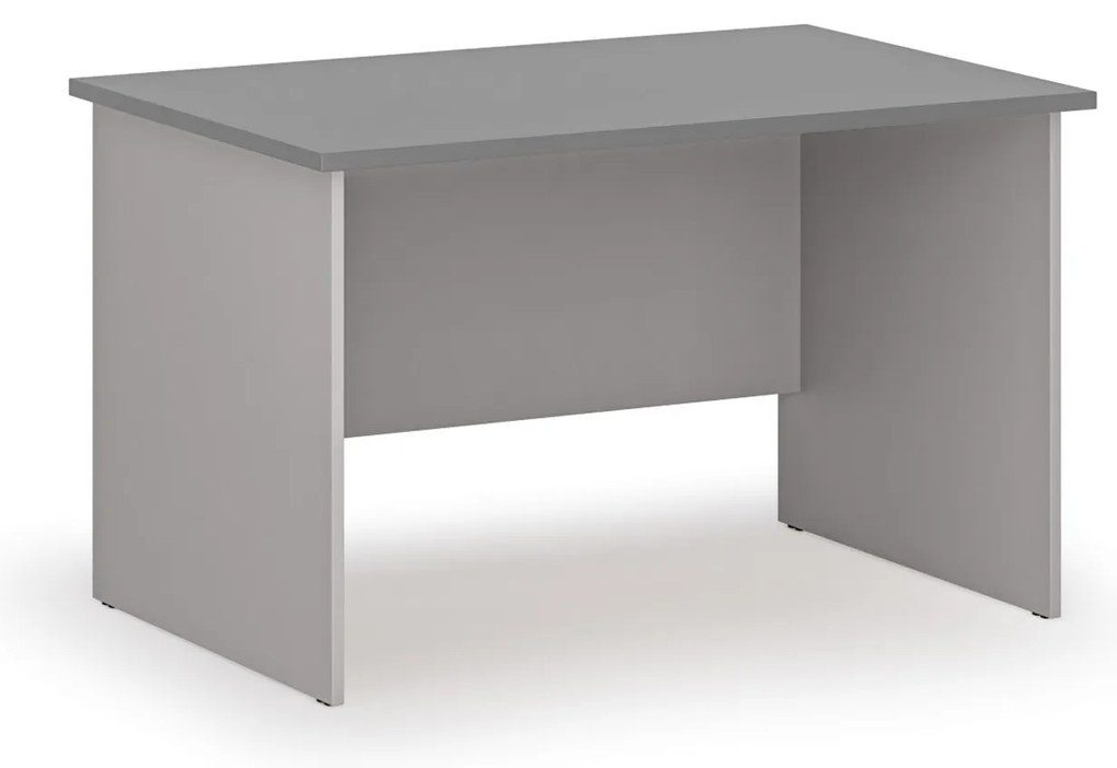 Kancelářský psací stůl PRIMO GRAY, 120x80 cm, šedá/grafit