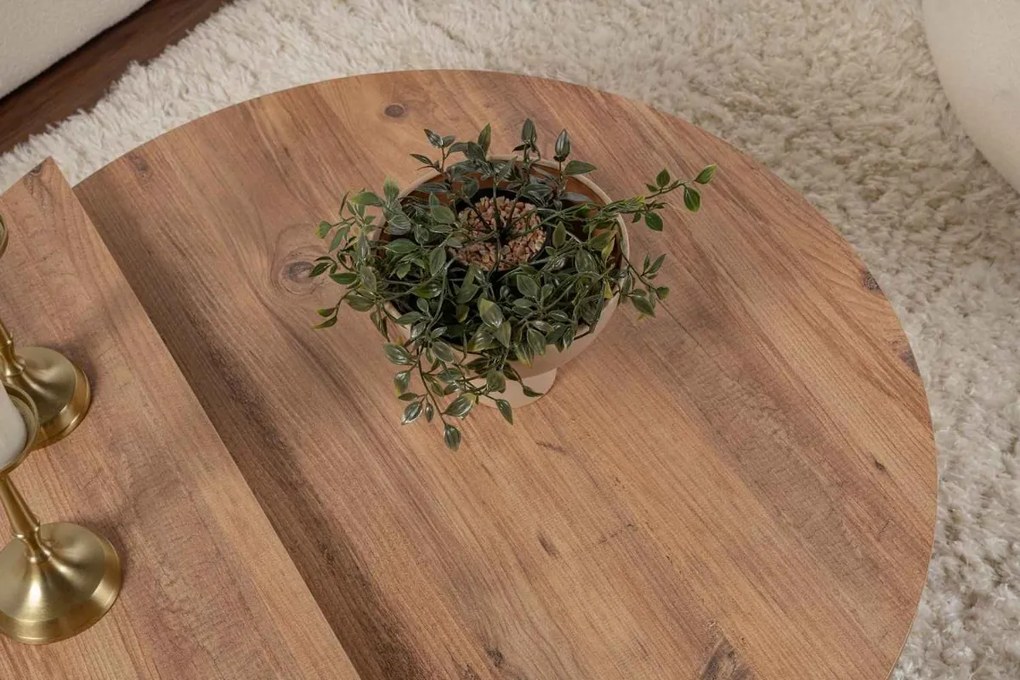 Designový konferenční stolek Baltenis 90 cm atlantská borovice