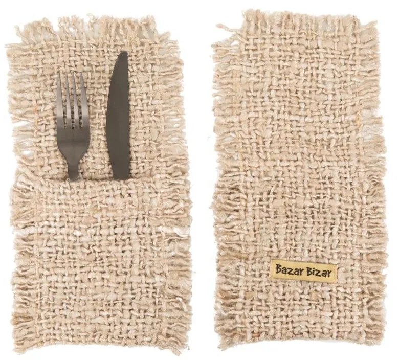 Kapsa na příbory Oh My Gee Beige Bazar Bizar