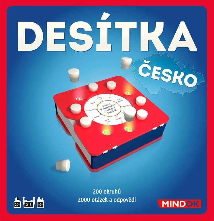 MINDOK HRA Desítka Česko *SPOLEČENSKÉ HRY* mn361