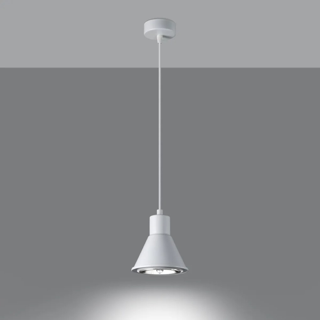 Sollux Lighting Závěsné svítidlo TALEJA 1 bílé [ES111].
