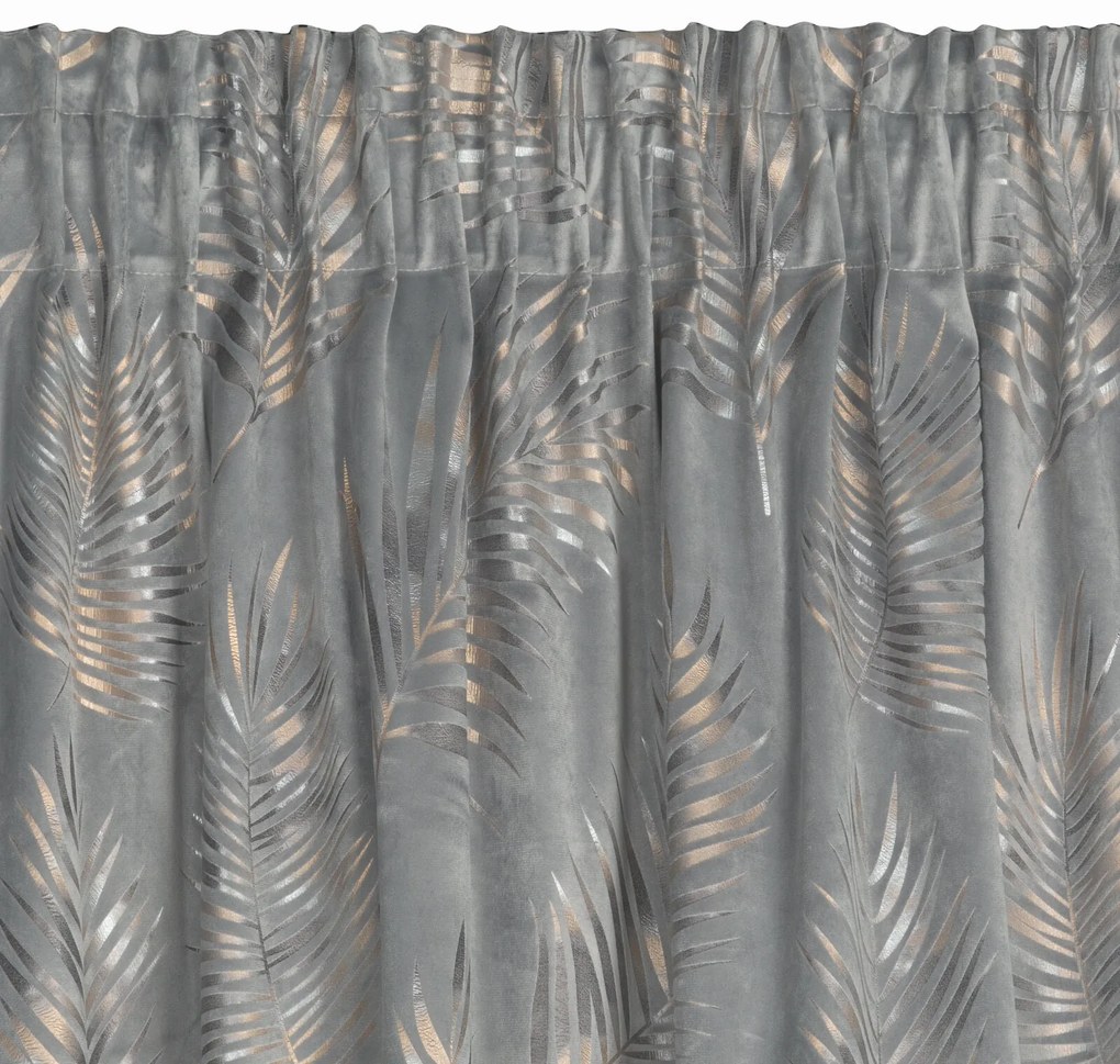 ZATEMŇOVACÍ ZÁVĚS NA PÁSCE GLORIA 140X300 CM VZOROVANÁ
