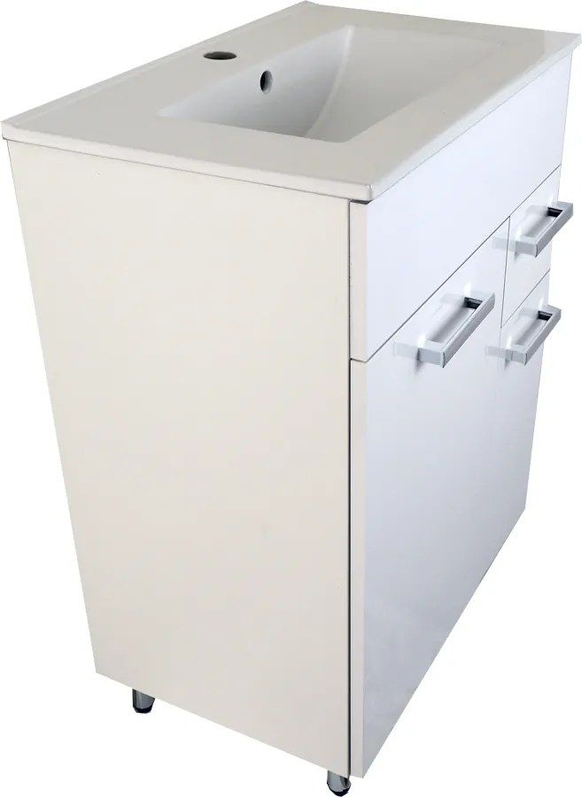 Comodo Koupelnová skříňka s keramickým umyvadlem Luka S 60