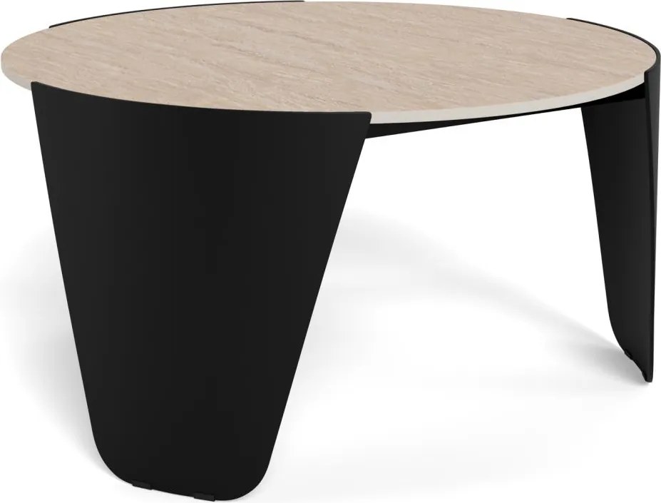 ACTONA Konferenční stolek ALTEA béžový ⌀80 cm