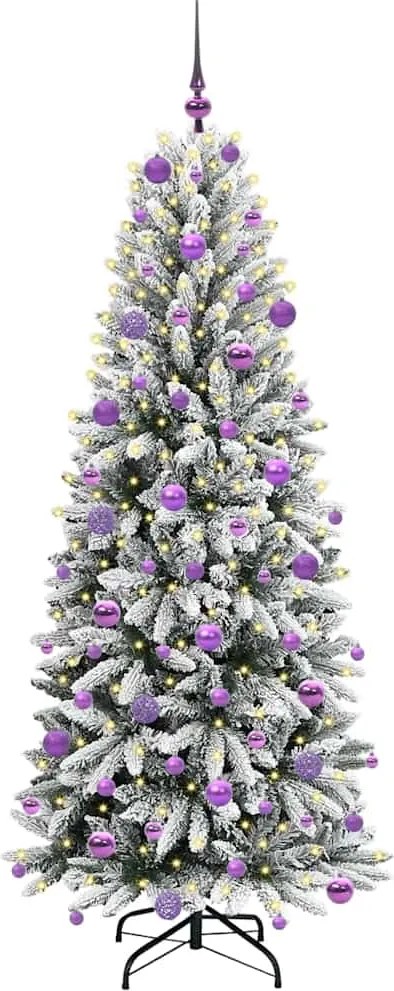 Umělý vánoční stromeček Bílá 180 cm PVC, plast, ocel a PE 3396051