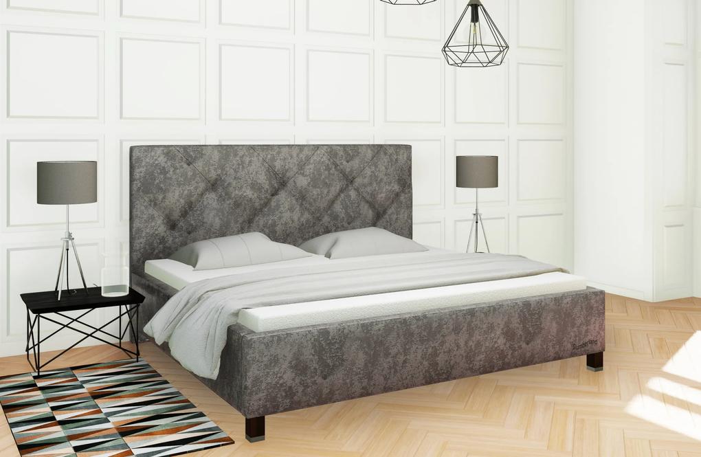 Slumberland Čalouněná postel Oxford 200x80
