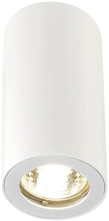 SLV Big White 151811 Enola_B, bílé stropní svítidlo, 1x50W GU10, výška 14cm
