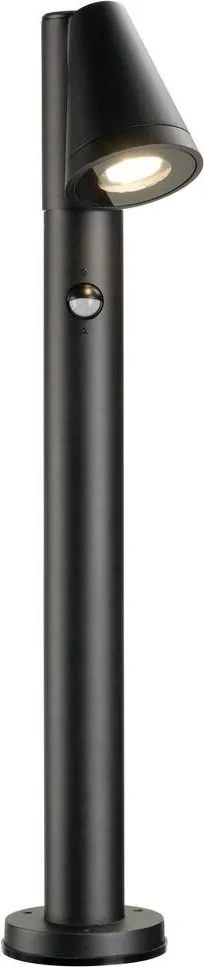 LA 1008014 T-TUBE 70 POLE venkovní volně stojící svítidlo, GU10, jednoduché, senzorové, IP44, max. 10 W, černé - BIG WHITE (SLV)