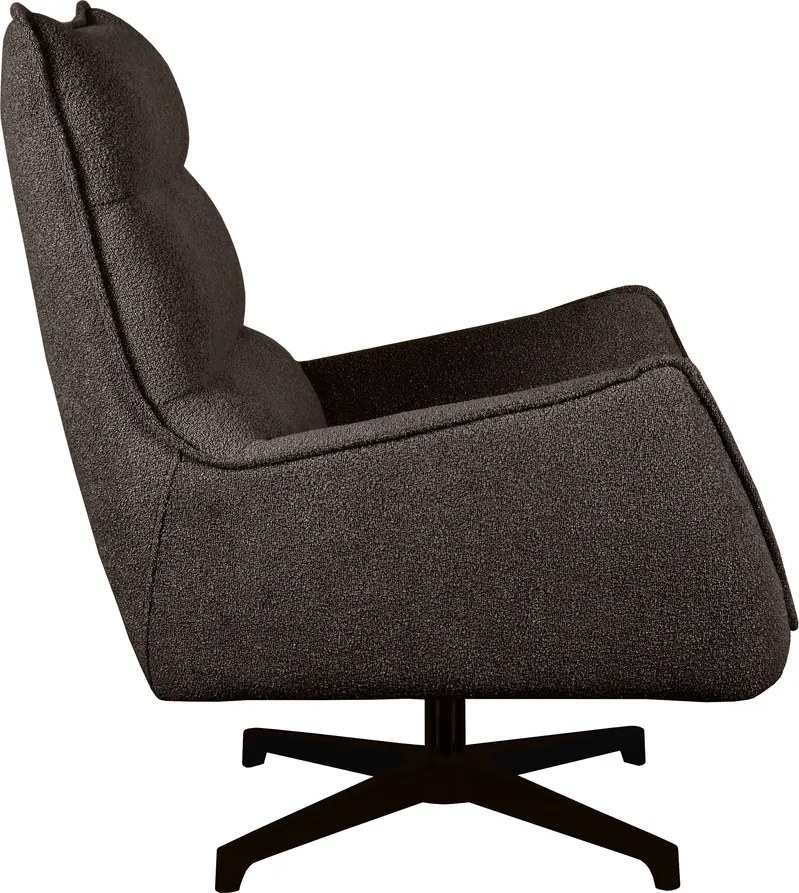LABEL51 Otočné křeslo RODIA hnědé MS-81.019