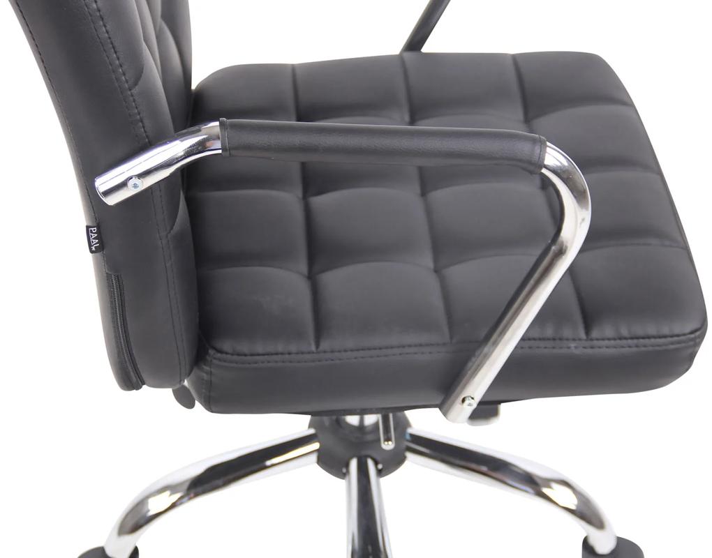 Kancelářská židle Ikast - umělá kůže | černá