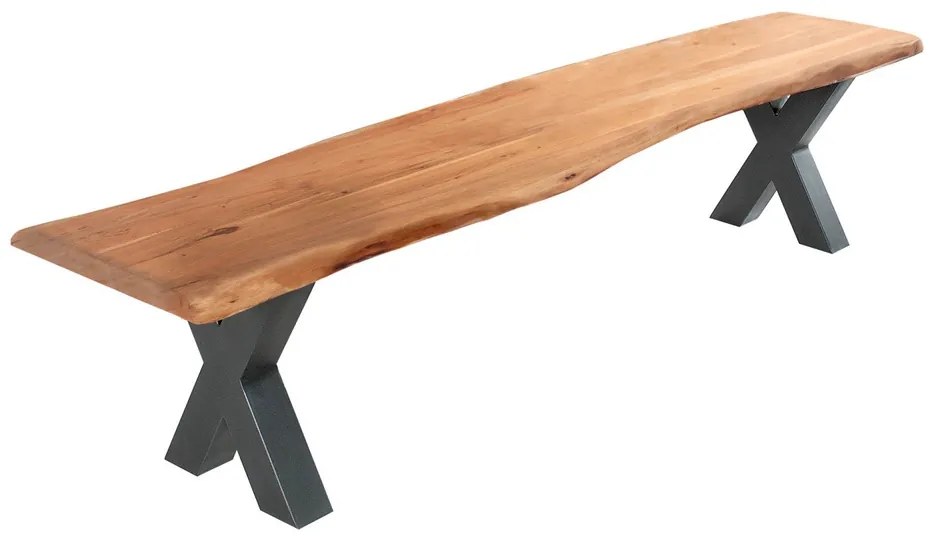 Designová lavice Massive X Honey 200 cm akácie