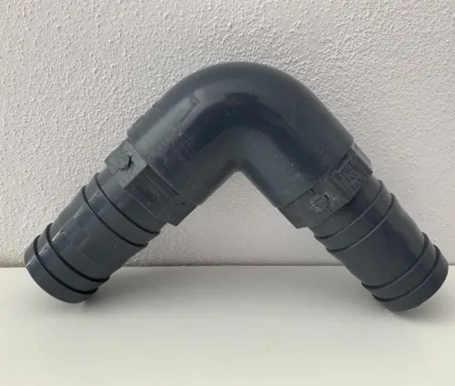 Poolservis PVC Koleno 90° stupňů 32mm/32mm pro bazénovou hadici k solárnímu ohřevu