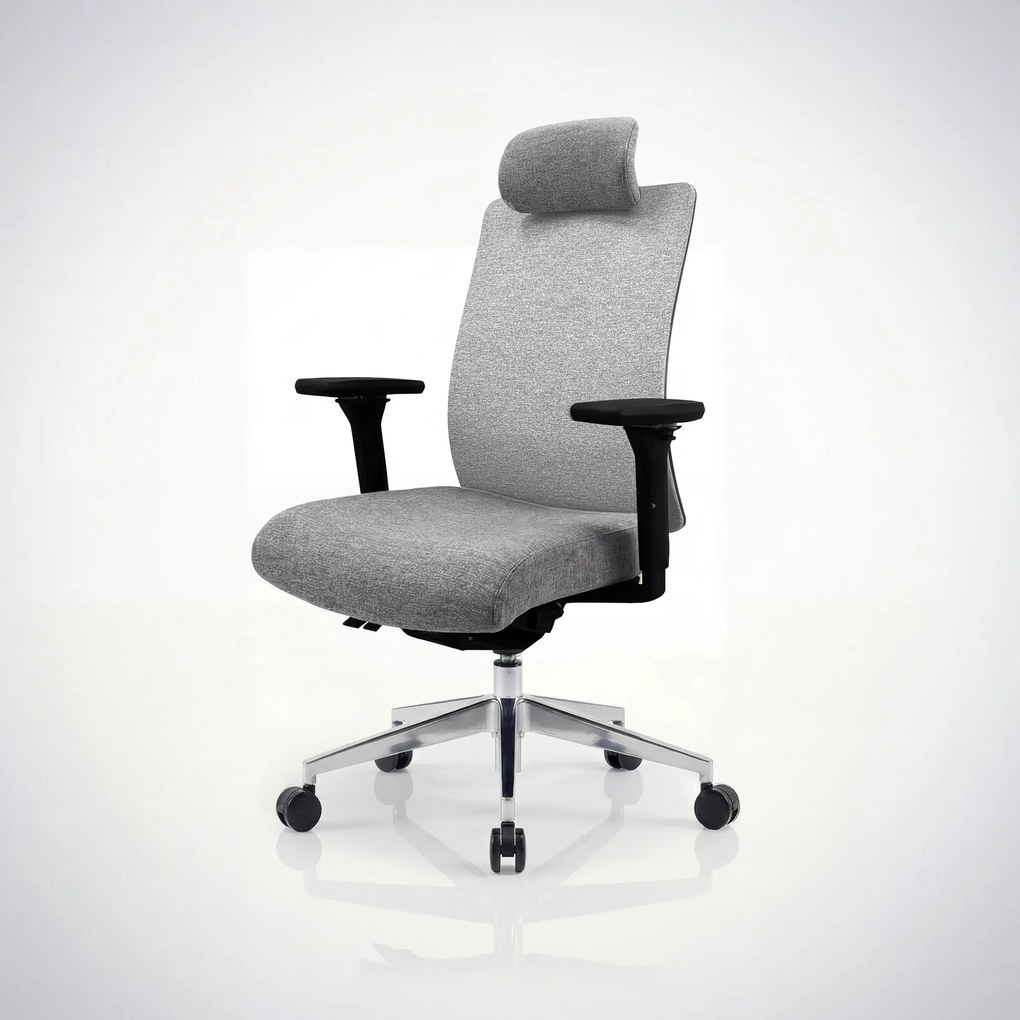 Ergonomická kancelářská židle šedá VECTOR