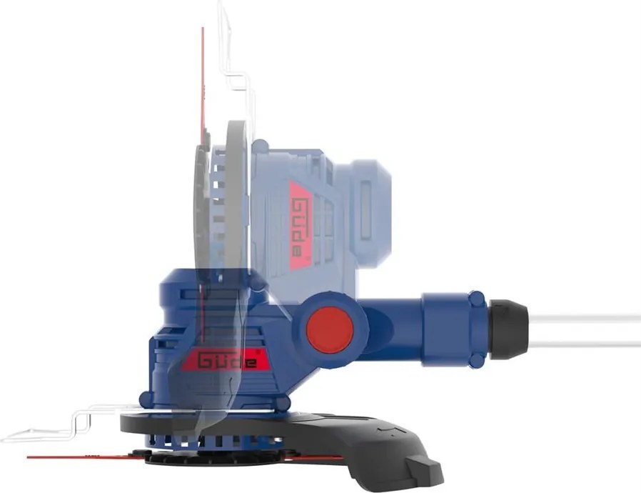 GüDE GMBH Güde RT 18-201-05 18V - akumulátorový vyžínač (s 2,0 Ah akumulátorem a nabíječkou)