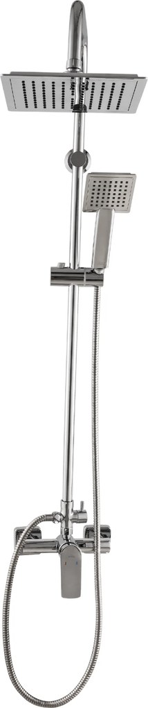 Invena Invena, DESZCZOWNIA Z BATERIE NATRYSKOWĄ STELONA, CHROM, INV-AU-34-B01-Q