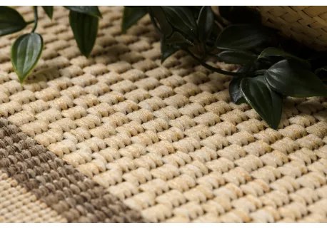 koberec SISAL FLOORLUX 20014 mais / káva velikost 140x200 cm | krásné koberce cz