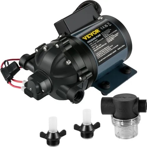 Washdown Pump, 12 V DC, 26,5 l/min 4,1 bar, Max. Samonasávací vodní čerpadlo 3 m