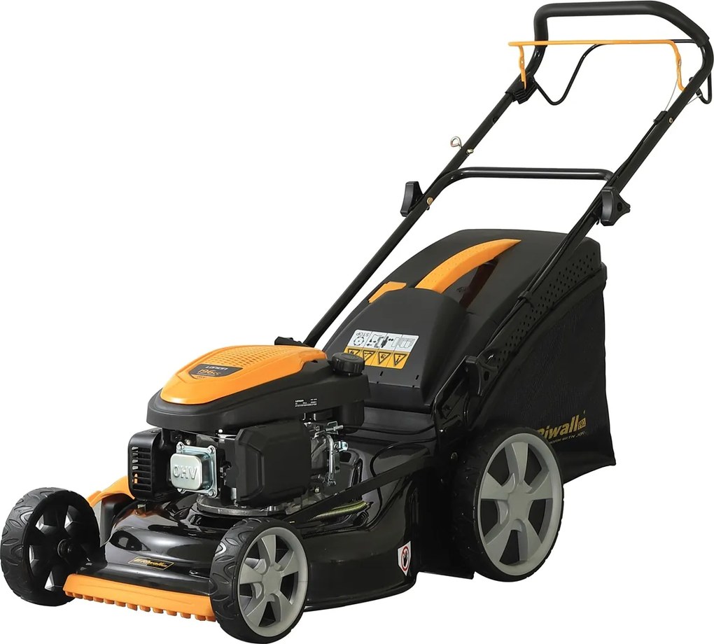 Benzínová sekačka na trávu s pojezdem Riwall PRO RPM 4640 PRO 4v1
