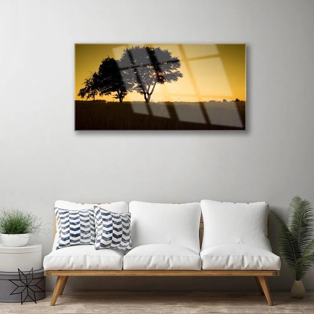 akrylový obraz Stromy Příroda Rostlina 100x50 cm