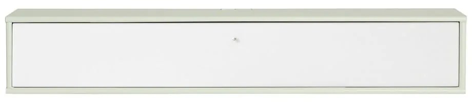 Bílý/v mentolové barvě TV stolek 133x22x32,5 cm Mistral – Hammel Furniture