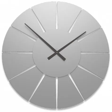 Designové hodiny 10-326 CalleaDesign Extreme L 100cm (více barevných variant) Barva antracitová černá-4 Dýha zebrano - 87