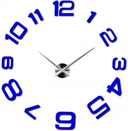 Moderní nalepovací nástěnné hodiny | 3D hodiny 12S053-Wanduhr HEU-