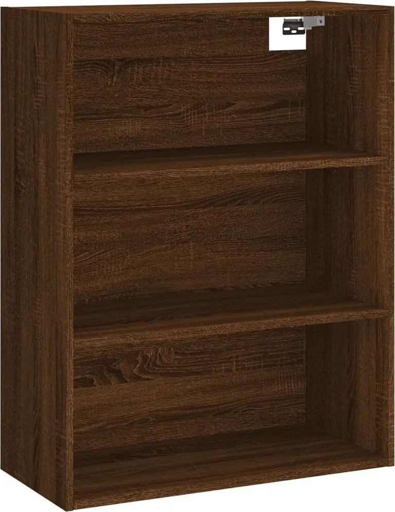 vidaXL Skříň highboard 69,5 x 34 x 180 cm kompozitní dřevo [3189404] Barva: kouřový dub